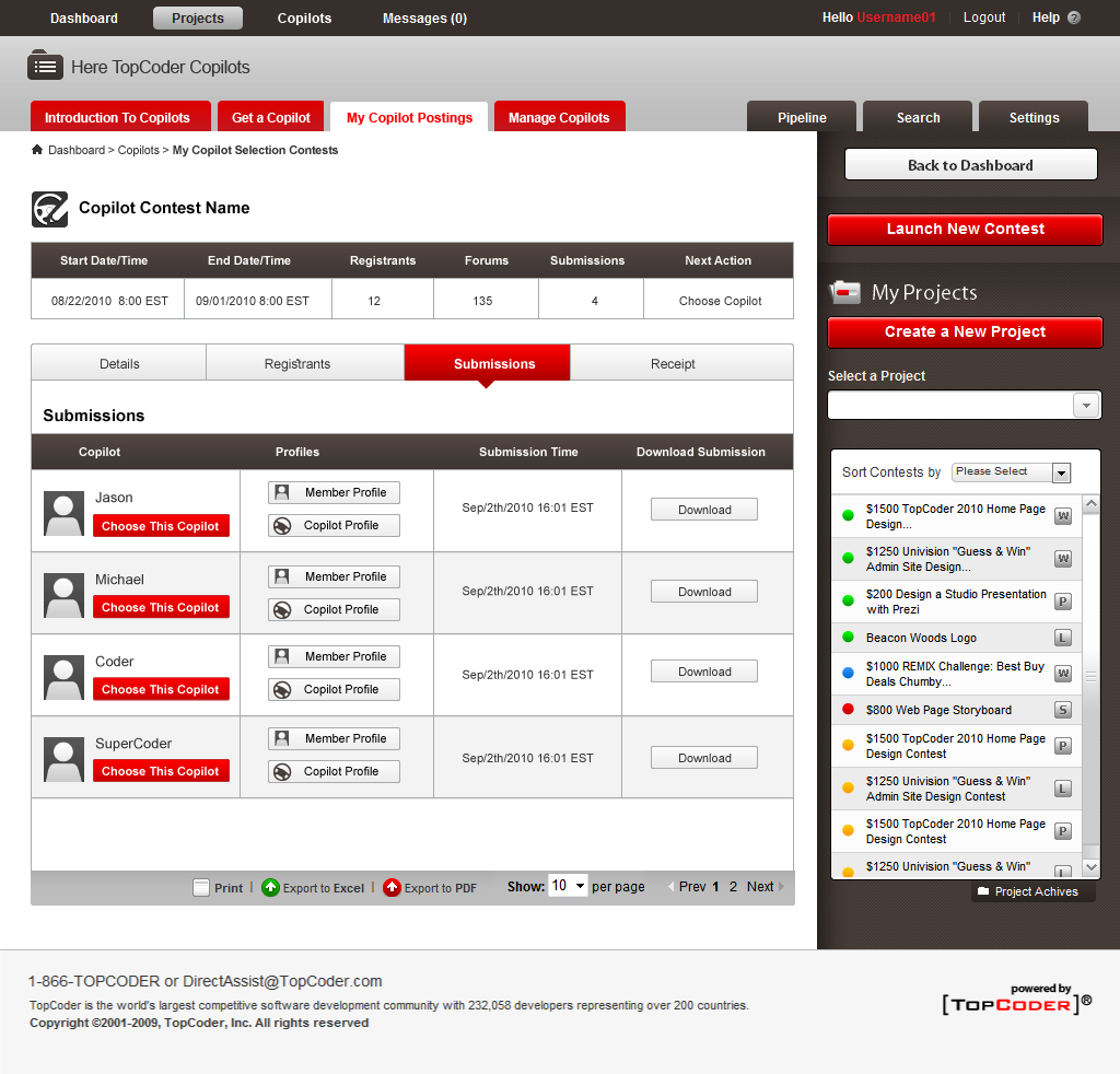 TopCoder Sample Project